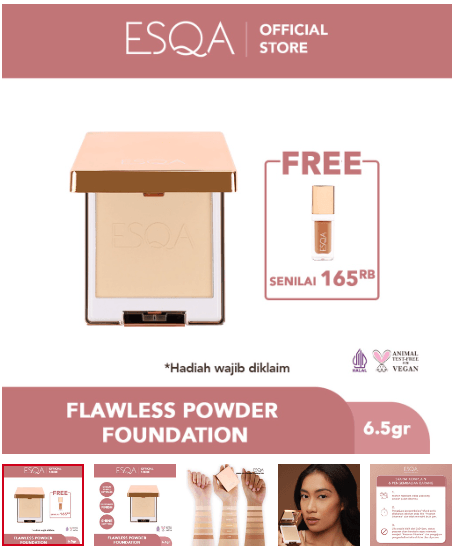 ESQA Flawless Powder Foundation – Glow Mates